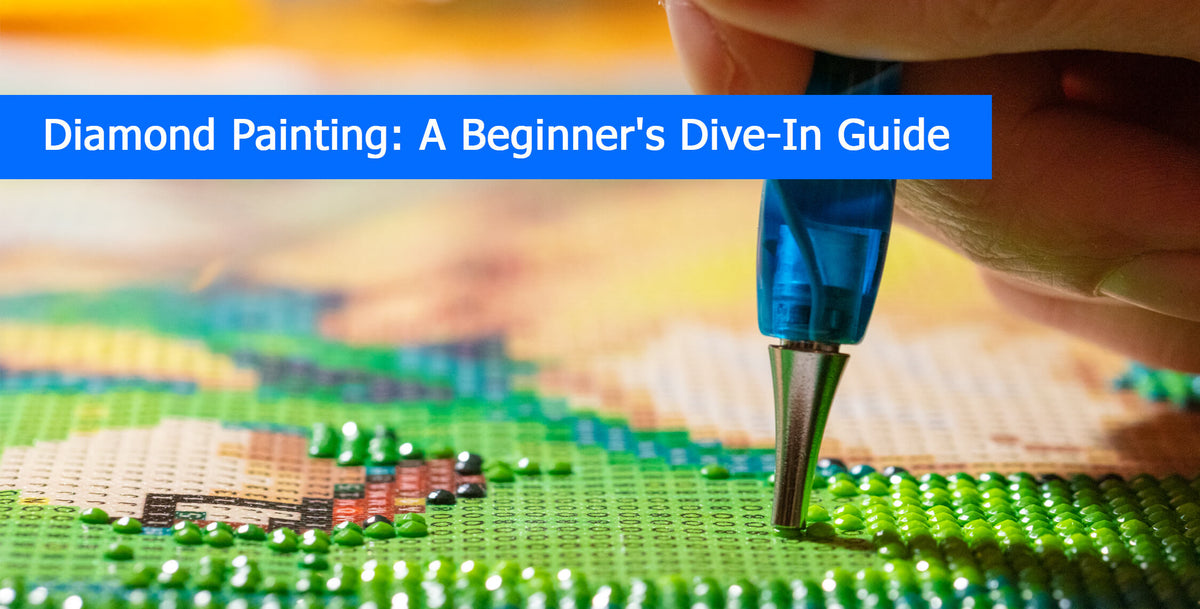 Diamond painting dive into. What is Diamond Painting, how it works ...