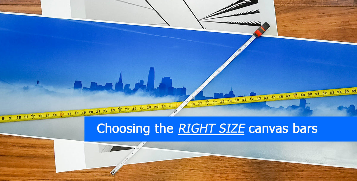 How to order the wright custom size canvas stretching bars for you ...